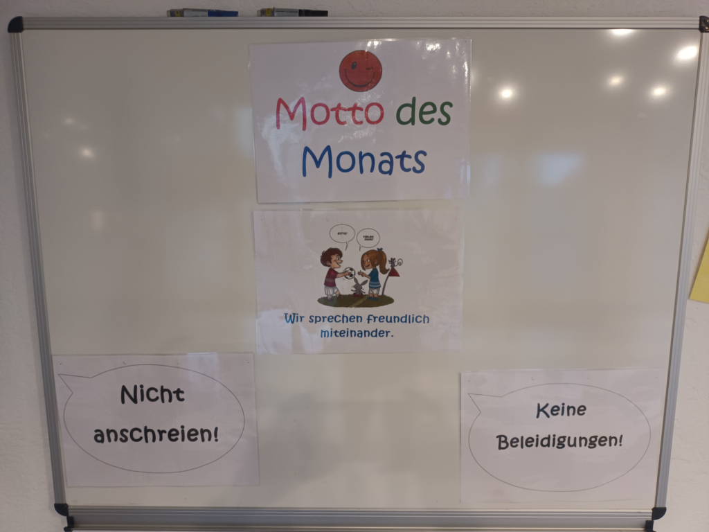 Hallenschule » Motto des Monats